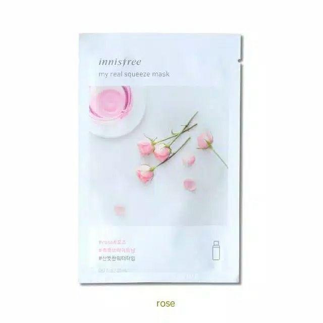 Jual LUCKYMALL Innisfree Sheet Mask My Real Squeeze Baca Disclaimer Masker Innnisfree Wajah ...