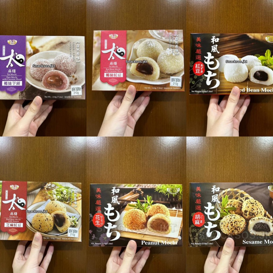 Jual Best Produk ROYAL FAMILY RED BEAN MOCHI PEANUT MOCHI SESAME MOCHI ...
