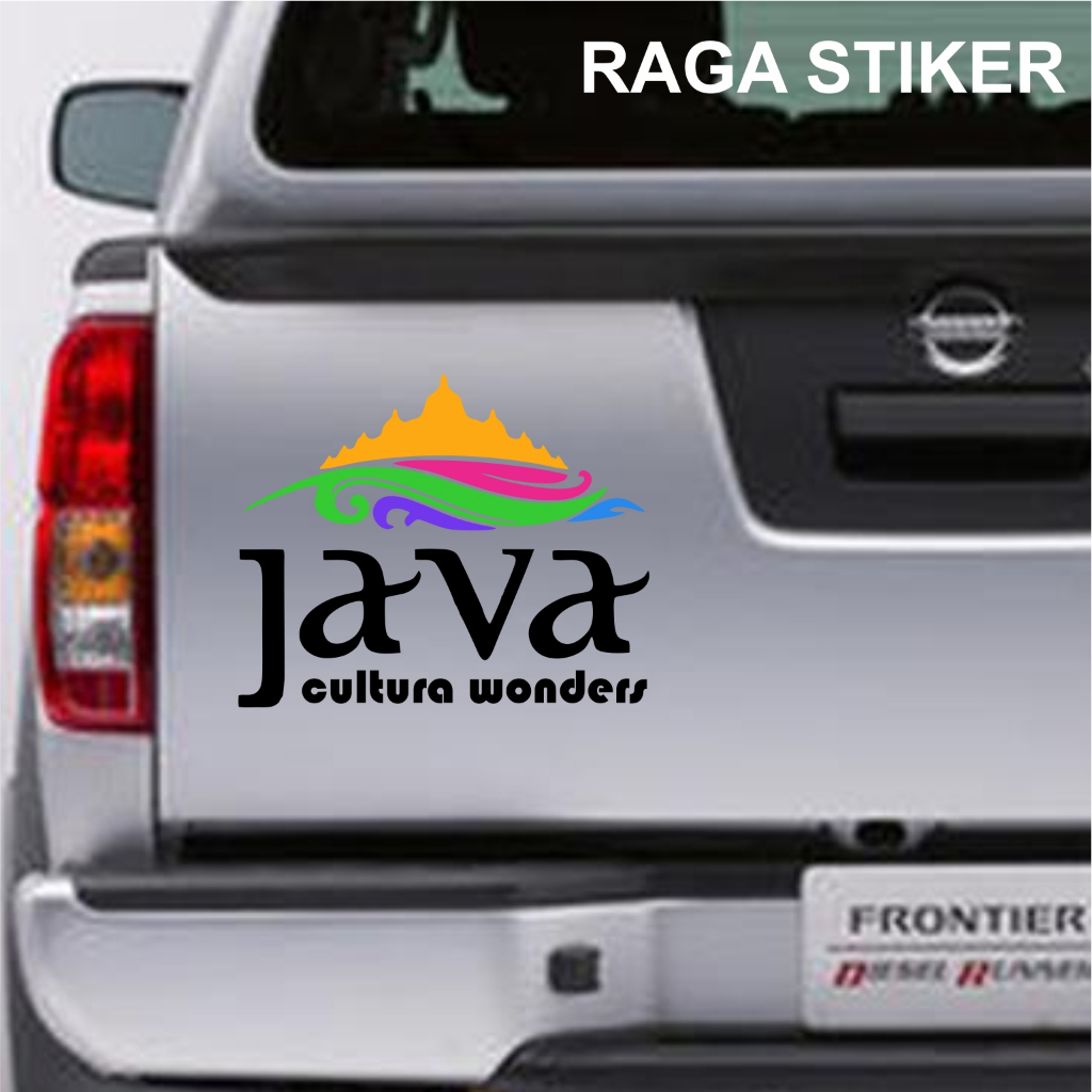 Jual stiker mobil pesona indonesia cutting sticker wonderful java ...