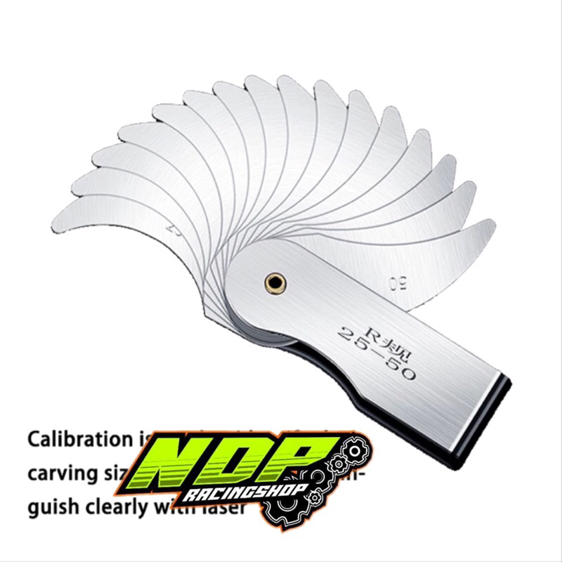 Jual Radius Gauge Alat Ukur Radius 25-50 52-100 | Shopee Indonesia