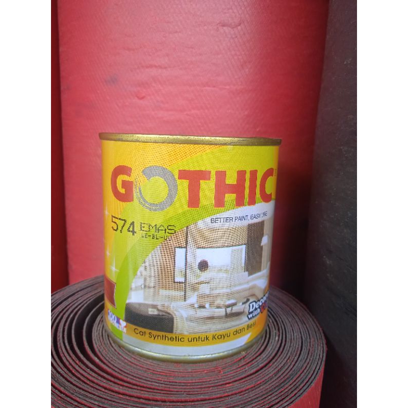 Jual cat besi dan kayu gold metallic | Shopee Indonesia