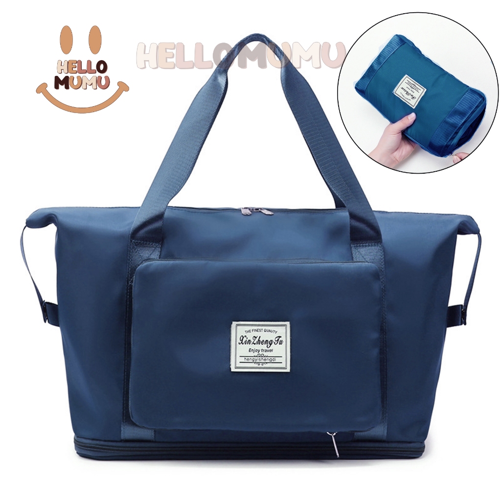 Jual Hellomumu Travel Bag Lipat 1 & 2 Tingkat HM214 | Shopee Indonesia