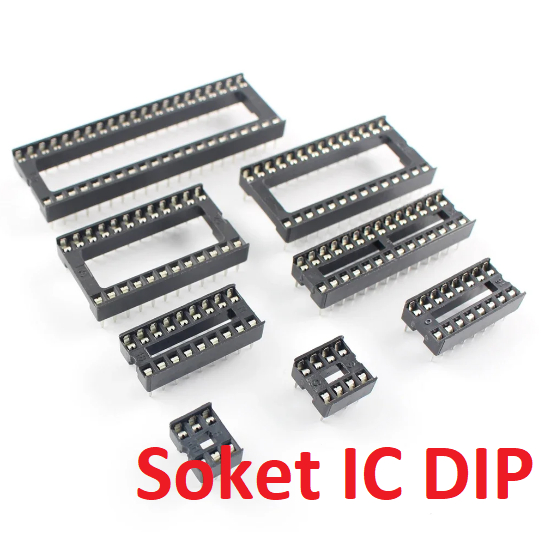 Jual SOKET SOCKET IC DIP-8 DIP8 8P 8 DIP-14 DIP14 14P 14 DIP-16 DIP16 16P 16 DIP-28 DIP28 28P 28 ...
