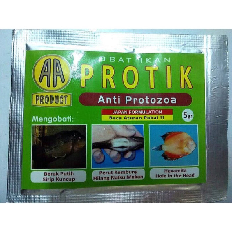 Jual Obat Ikan Perut Kembung Berak Putih Mata Katarak PROTIK | Shopee Indonesia