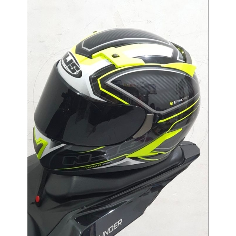 Jual Helm Full Face NJS Shadow Ultra Carbon Size M | Shopee Indonesia