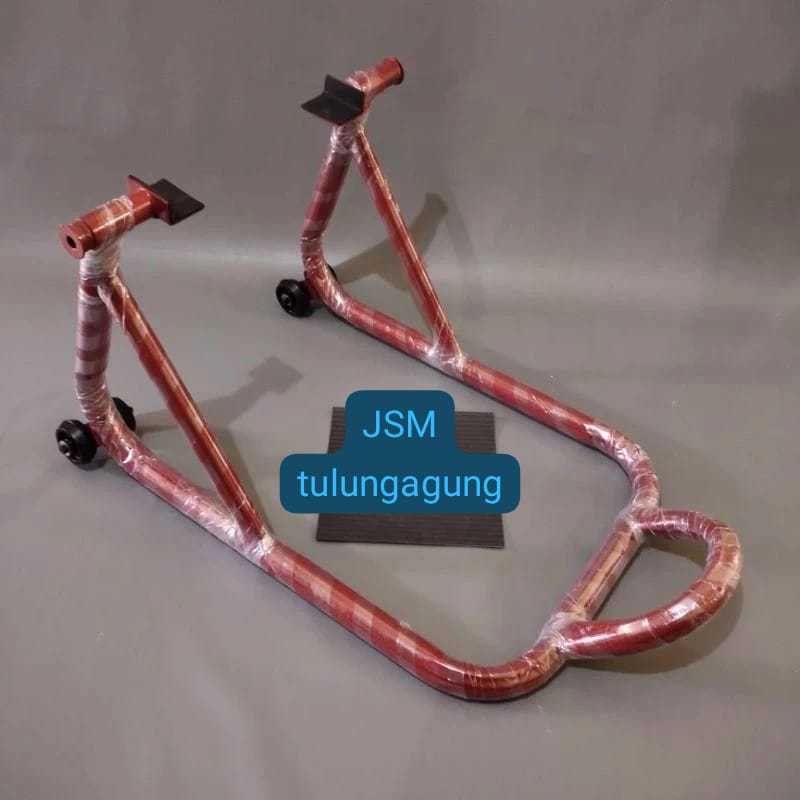 Jual STANDAR PADDOCK PEDOK MOTOR UNIVERSAL BESI BULAT TYPE L DAN V ...
