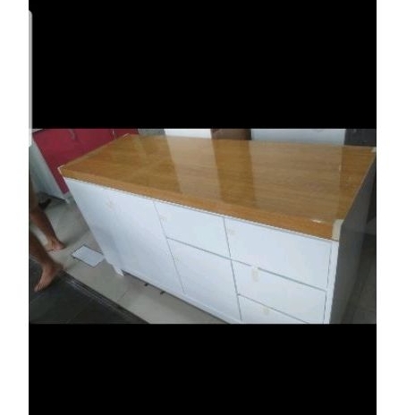 Jual kitchen set bawah ukuran 160 sesuai foto top table hpl | Shopee ...