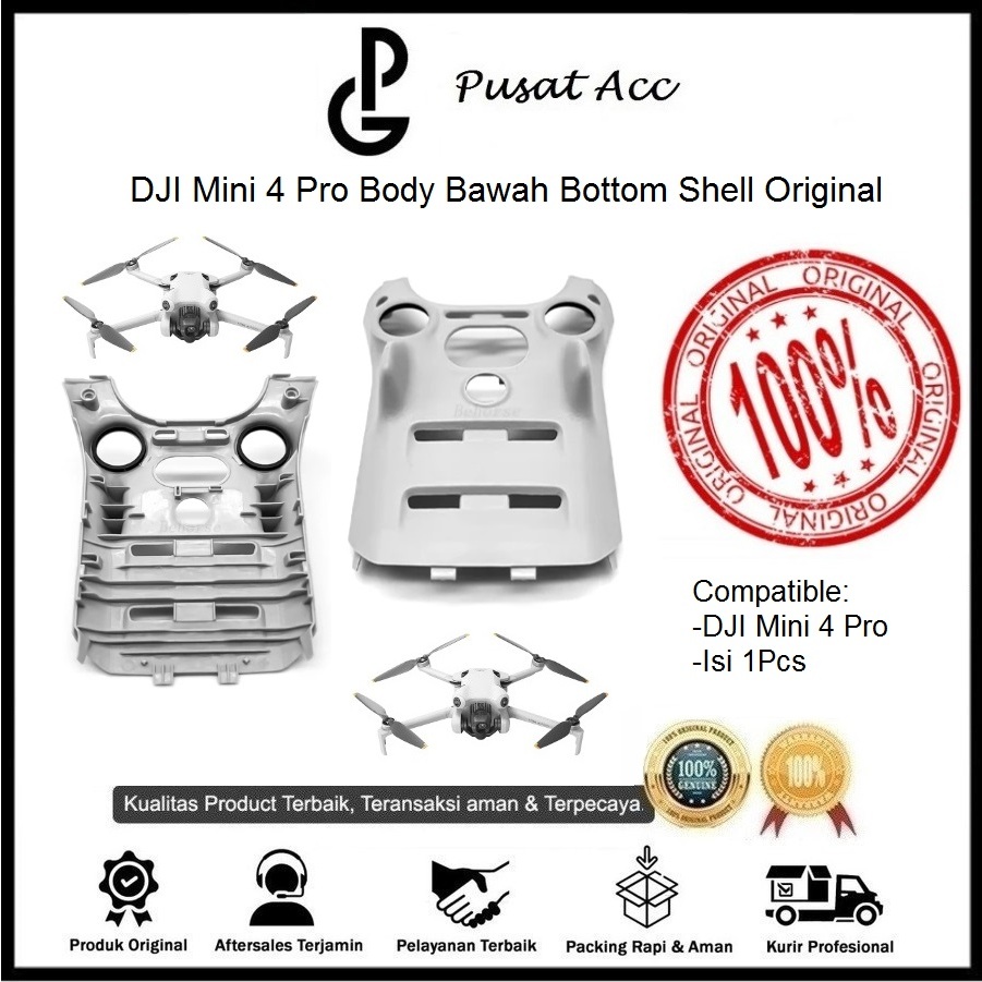 Jual DJI Mini 4 Pro Body Bawah Bottom Shell Original Mini 4 Pro Bottom ...