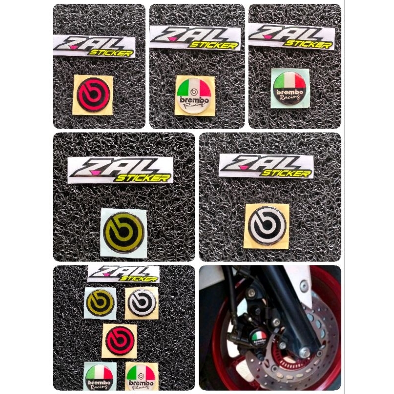 Jual sticker timbul kaliver Brembo sticker timbul | Shopee Indonesia
