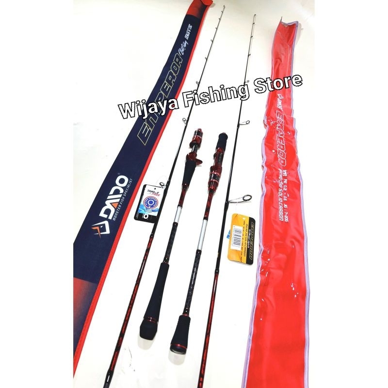 Jual Joran Pancing UL Daido Emperor Micro Jig SP BC 198 662 CARBON SOLID | Shopee Indonesia