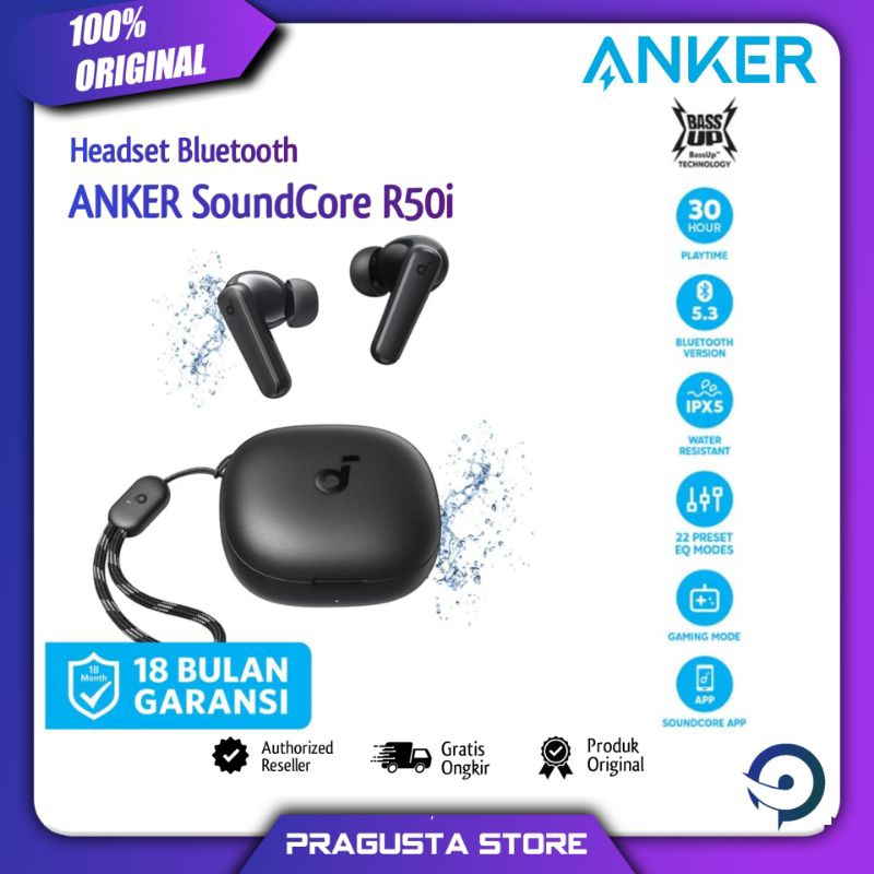 Jual ANKER SoundCore R50i Wireless Earphone Original Garansi Resmi | Shopee Indonesia