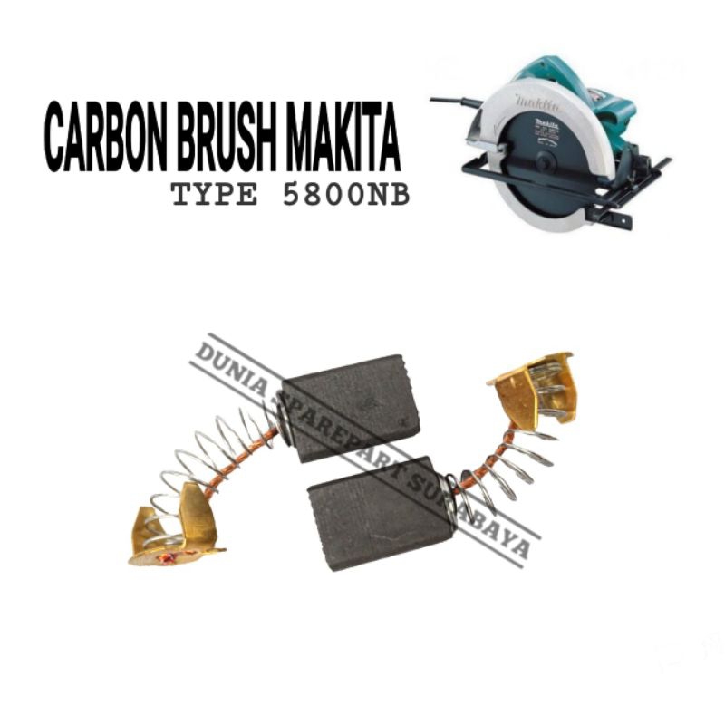 Jual BROSTEL FOR MESIN CIRCULAR SAW MAKITA 5800NB / CARBON BRUSH SPUL ...