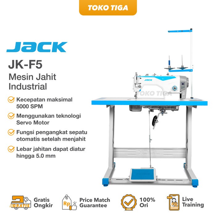 Jual Mesin Jahit JACK F5 / F-5 -Mesin Jahit Jarum 1 Industrial Direct ...