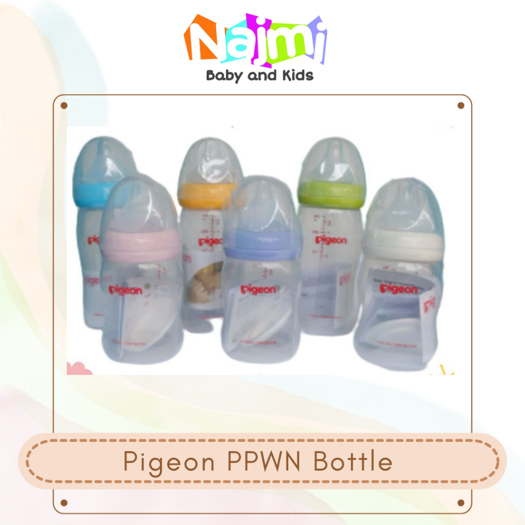Jual PPWN Pigeon Wide Neck Bottle Soft Touch Peristaltic Plus 160ml 240ml / Botol Susu Dot ...