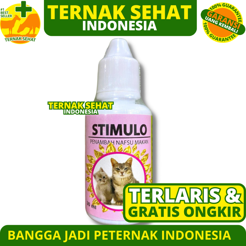 Jual STIMULO 30ML - Vitamin Penambah Nafsu Makan Kucing Cat Kitten ...