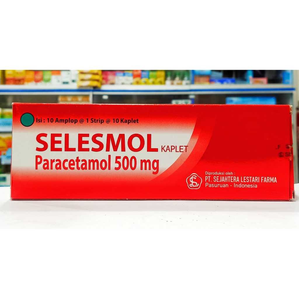 Jual Selesmol Paracetamol 500MG 𝟏 𝐊𝐎𝐓𝐀𝐊 𝐈𝐒𝐈 𝟏𝟎𝟎 𝐊𝐀𝐏𝐋𝐄𝐓 - Meredakan ...