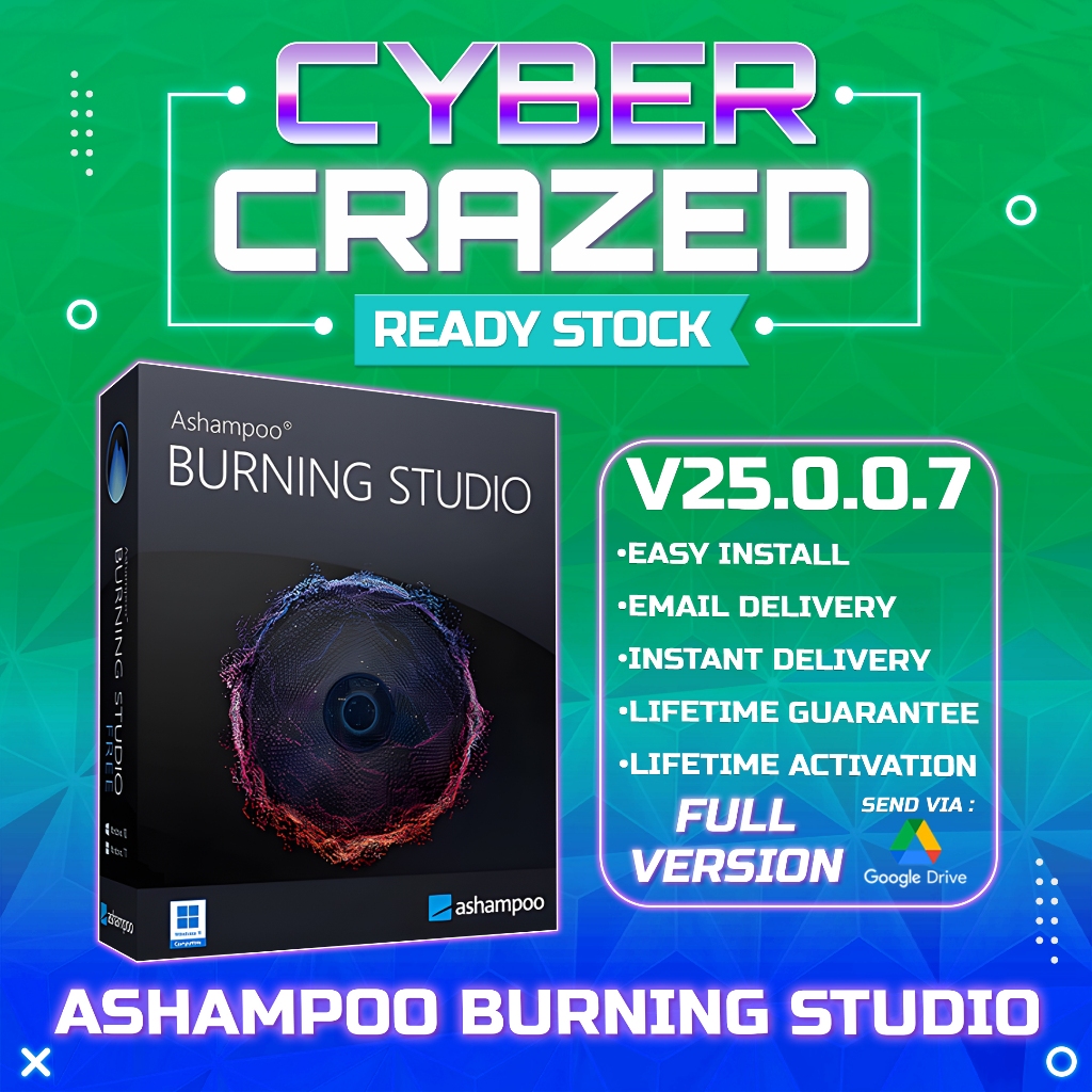Jual Ashampoo Burning Studio 25 v25.0.0.7 Full Version (Versi Terbaru) | Shopee Indonesia