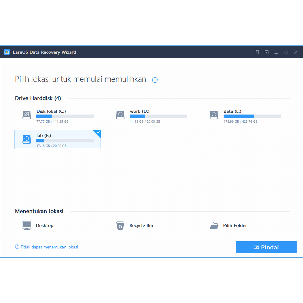 Jual EaseUS Data Recovery Pro Original License Key | Shopee Indonesia