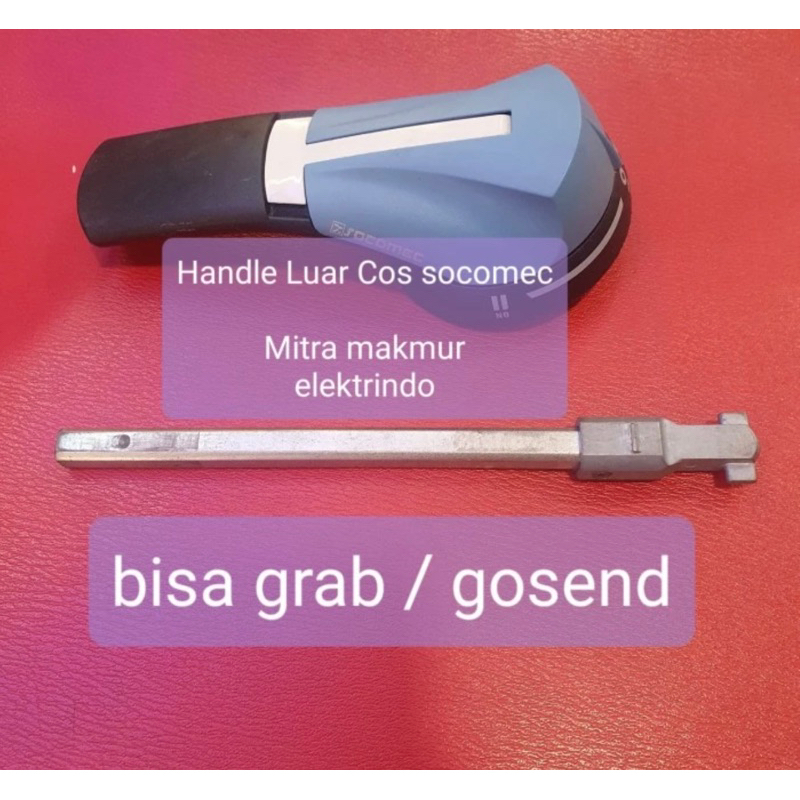 Jual handle luar cos socomec / part external handle cos sircover ...