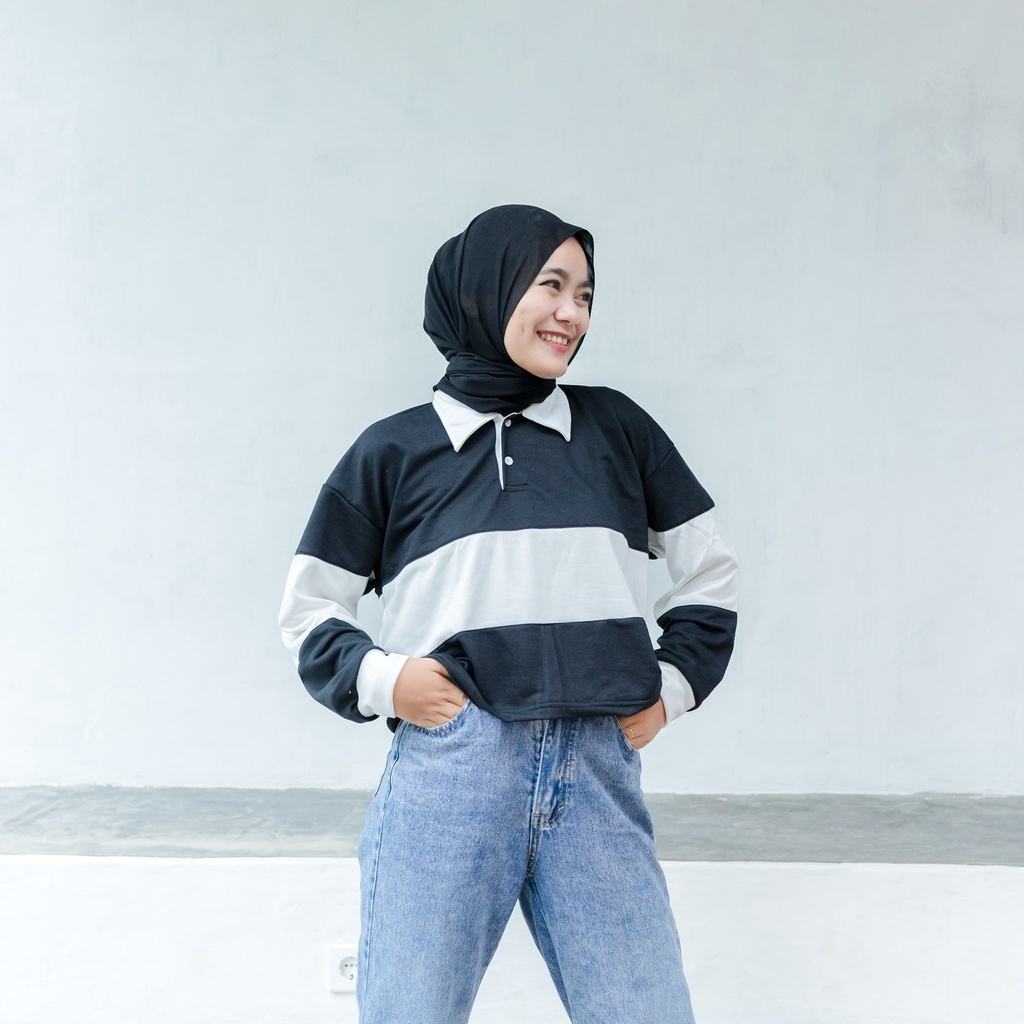 Jual Nami Kaos Crop Top Oversize Basic | Shopee Indonesia