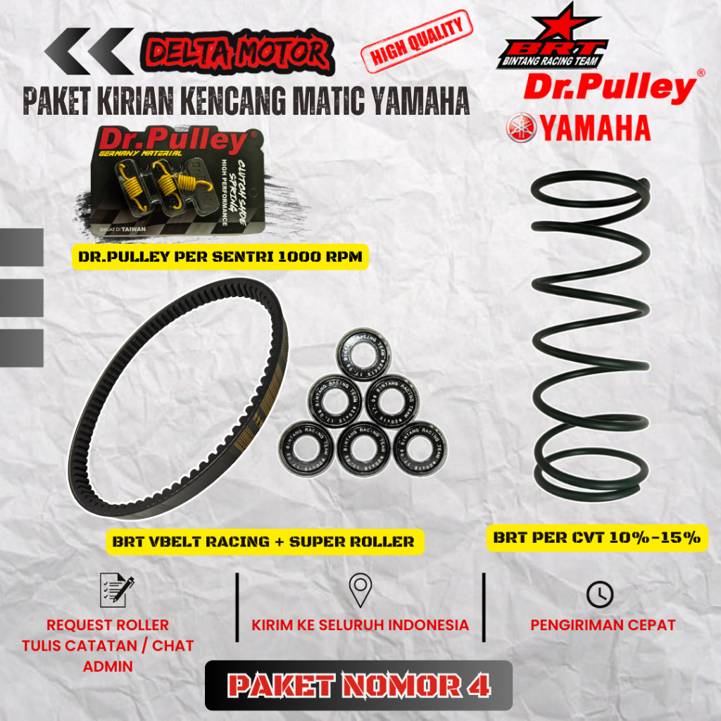 Jual PAKET UPGRADE KIRIAN CVT BRT MIO SMILE MIO SPORTY MIO J MIO M3 NMAX OLD NEW AEROX 155 LEXI ...