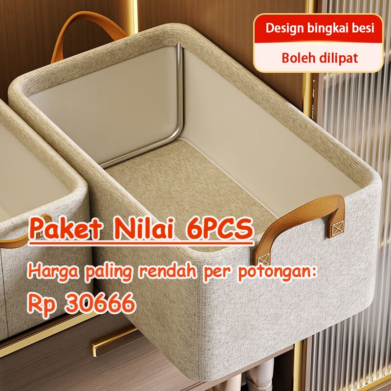 Jual Storage box Lipat kotak penyimpanan baju tahan air box baju mainan ...