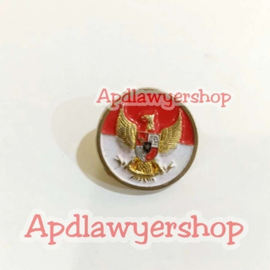 Jual Pin Garuda Merah Putih Pin Kerah Paku 100% ORIGINAL Kuningan Paku ...