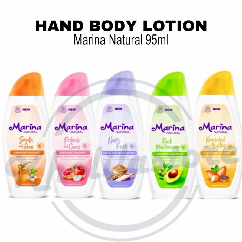 Jual Marina Hand Body Lotion Natural 75ml | Shopee Indonesia