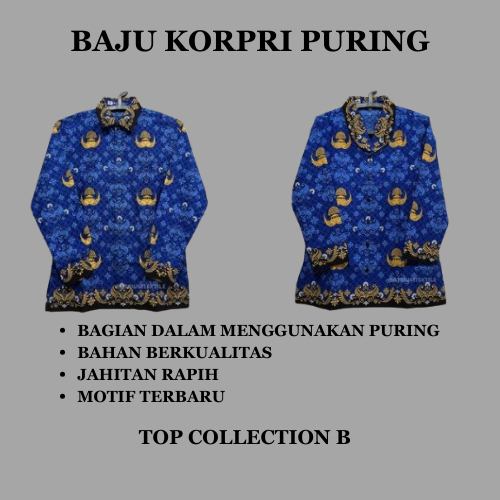 Jual BAJU KORPRI PURING LAKI-LAKI & PEREMPUAN | Shopee Indonesia