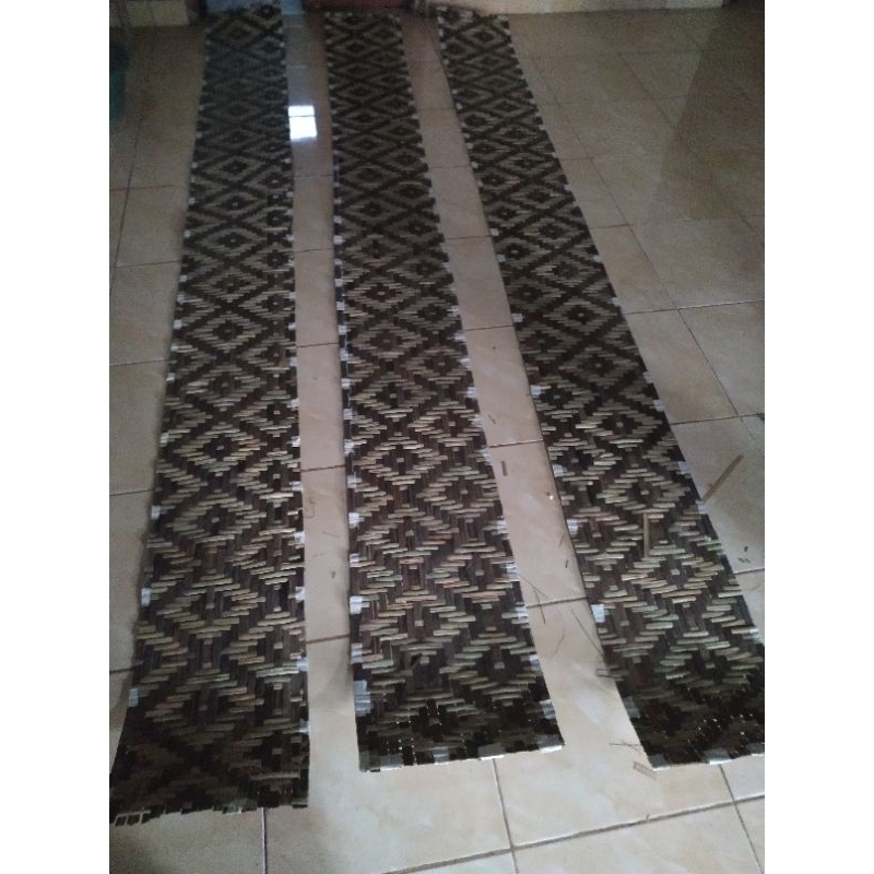 Jual Ornamen bambu motif full kulit L: 32 Cm x 3 mtr | Shopee Indonesia