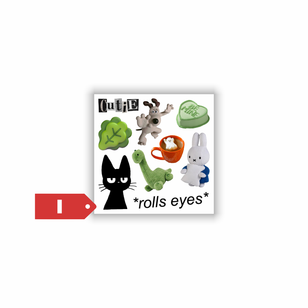 Jual mini sticker sheet aesthetic deco y2k kidcore cute thence ...