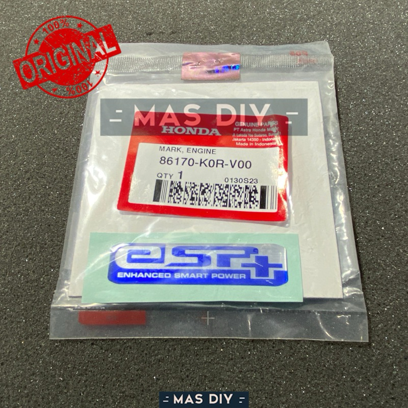 Jual Emblem ESP Plus 3D Emblem eSP+ Biru Honda PCX 160 K1Z Vario 160 ...