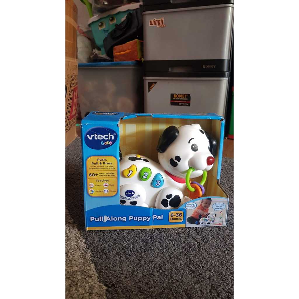 Jual Mainan Anak Vtech Pull Along Puppy Pal | Shopee Indonesia