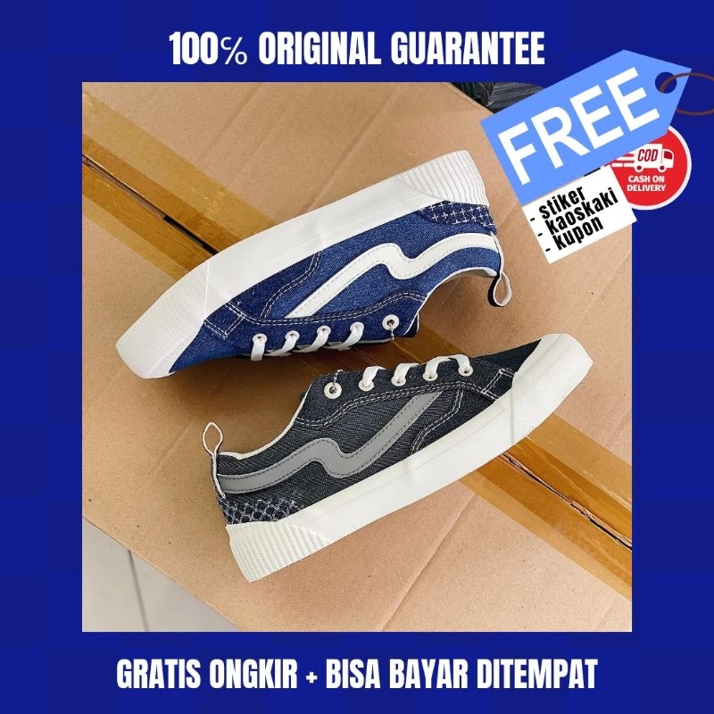 Jual PATROBAS GLARE DENIM BLACK & BLUE ORIGINAL FREE STIKER (TURUN 1 ...