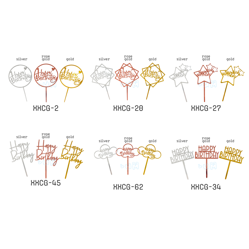 Jual Cake Topper Happy Birthday HBD Akrilik Kue Ulang Tahun Dekorasi Hiasan | Shopee Indonesia