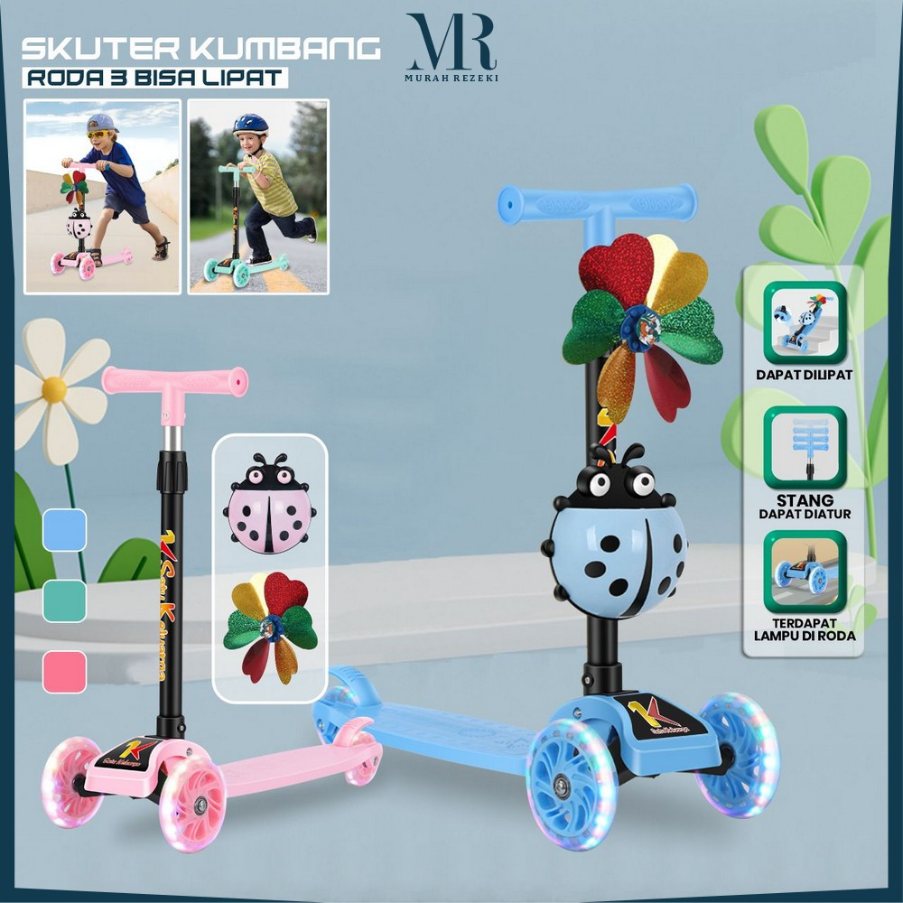 Jual Mainan Otopet Scooter Anak Skuter Roda 3 Bisa Lipat / Otoped ...