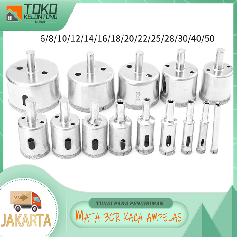 Jual （COD）15/10PCS set mata bor kaca keramik granit marmer batu ...