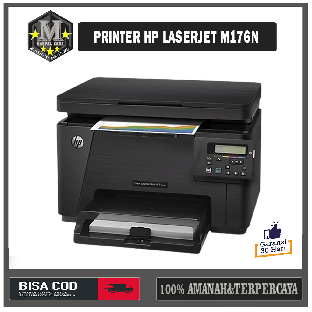 Jual HP Color LaserJet Pro MFP M176n printer fotocopy warna sudah siap ...