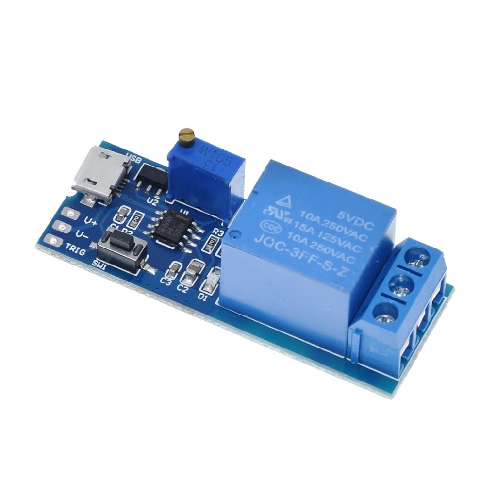 Jual Micro USB Delay Relay Timer 5-30V DC Control Switch - AIFRobotic ...