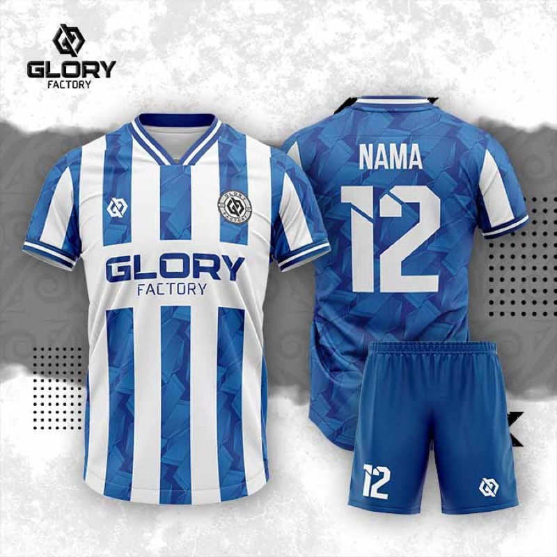 Jual Jersey Sepak Bola & Futsal Setelan Pria Printing Custom Nameset Bahan Premium Nyaman ...