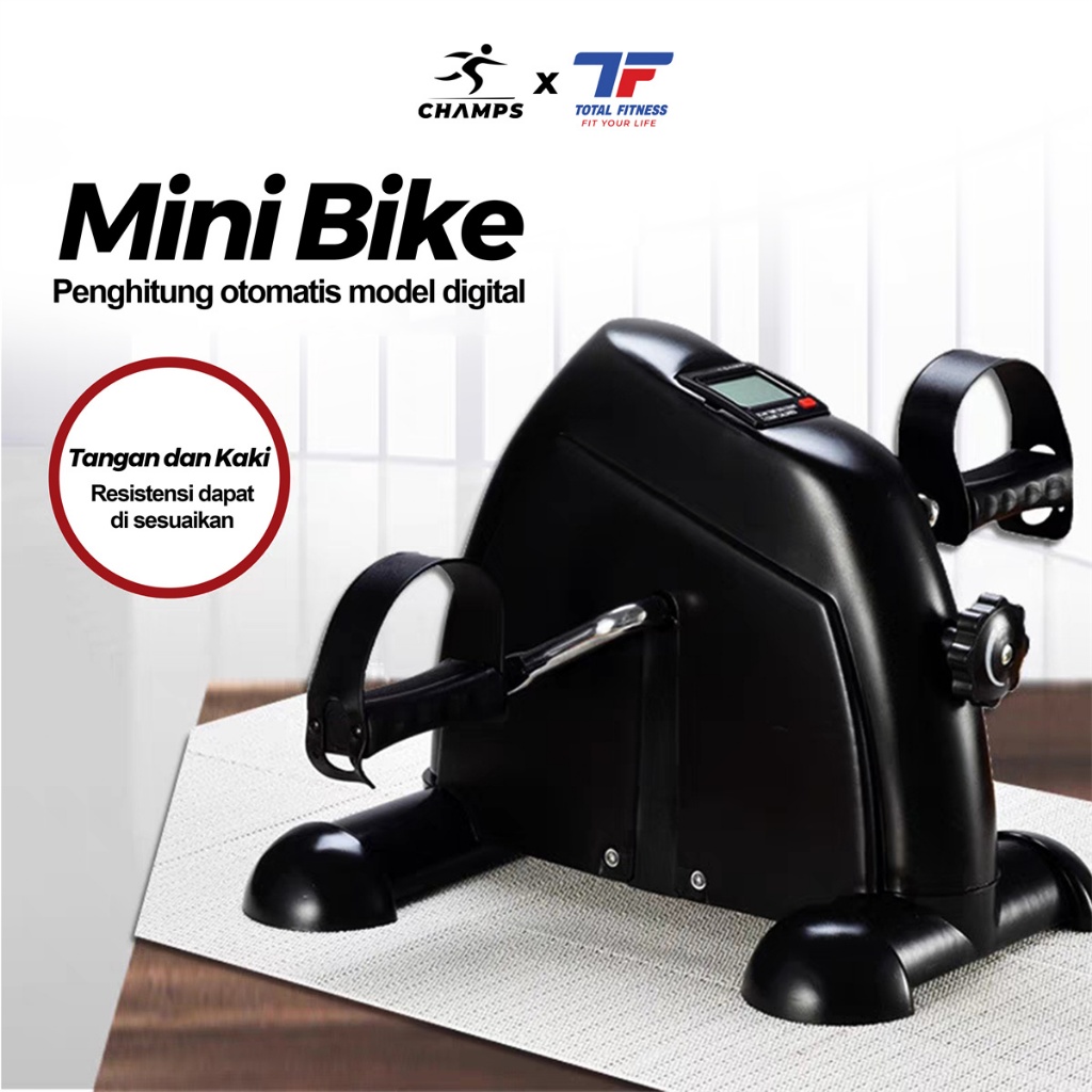 Jual CHAMPS Sepeda Statis Mini Sepeda Statis Mini Alat Terapi Kesehatan ...