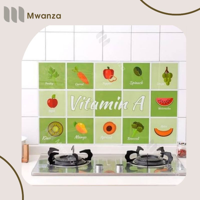 Jual Wallpaper Dinding Dapur Sticker Pelindung Tembok Dapur Anti Panas ...