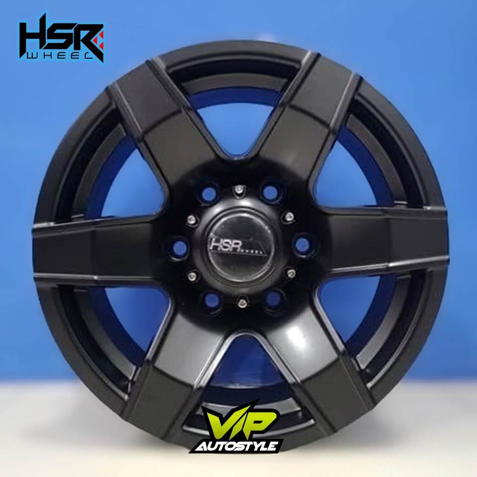 Jual Velg mobil R15 Racing HSR Savanna black New Panther, strada ...