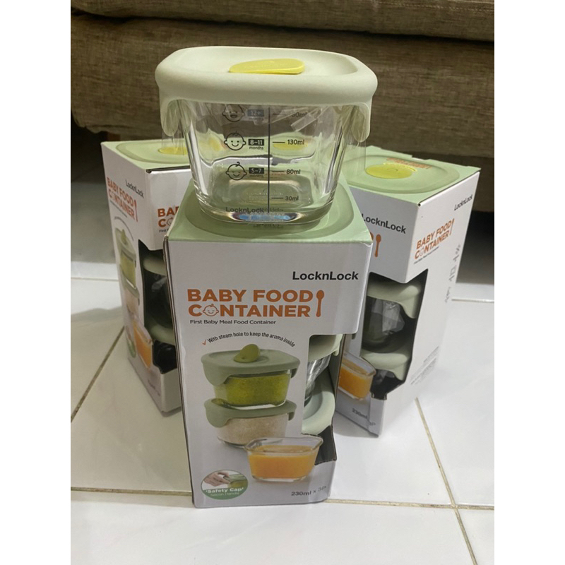 Jual Lock n Lock LocknLock Baby Food Container MPASI 260ml Orange 230ml ...