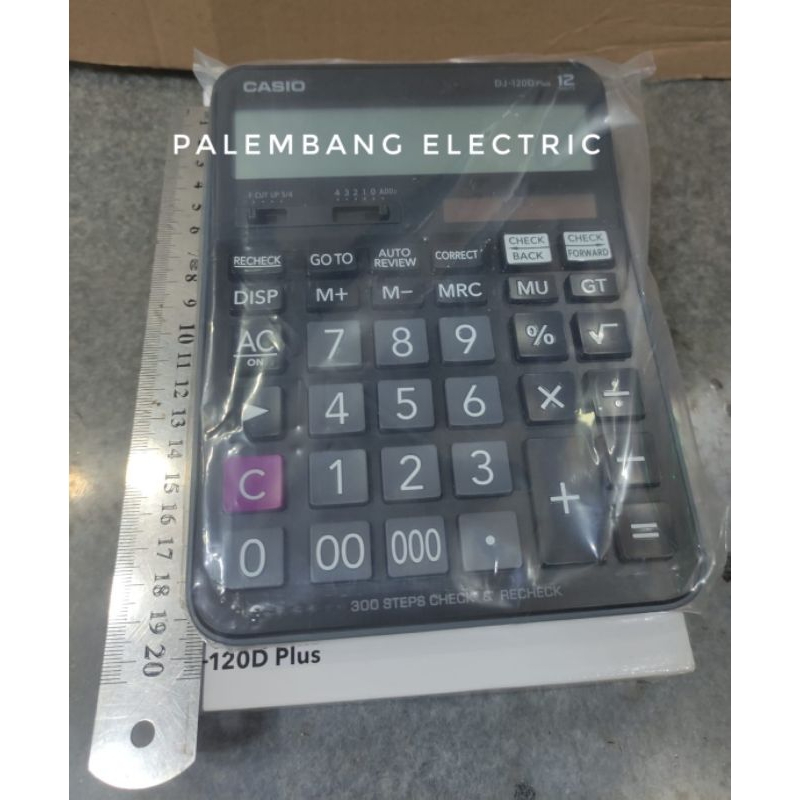 Jual Kalkulator meja Casio DJ-120D plus 12 digit bisa check ulang | Shopee Indonesia