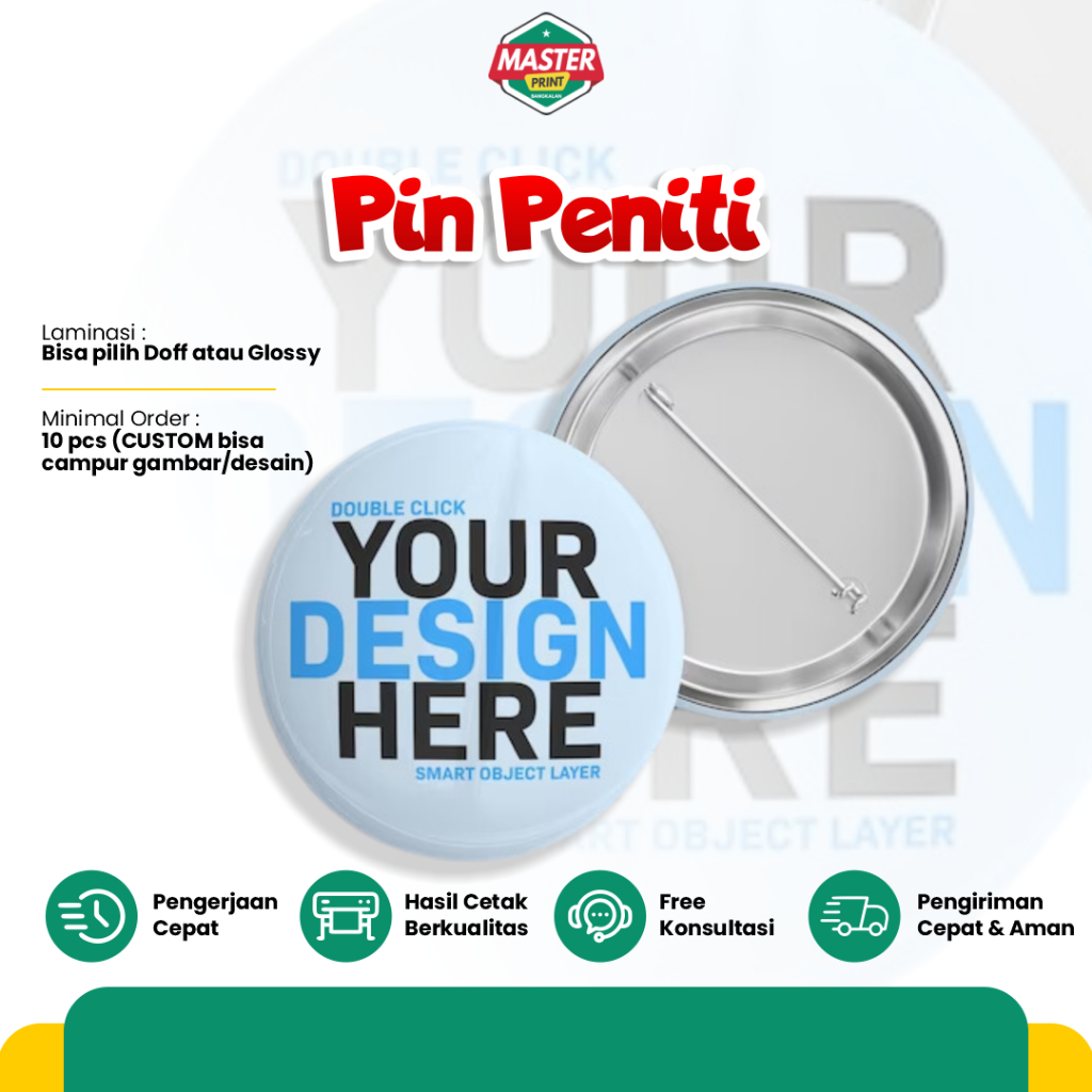 Jual Cetak Pin Custom Ukuran 44mm dan 58mm Pin Bros Souvenir Murah ...