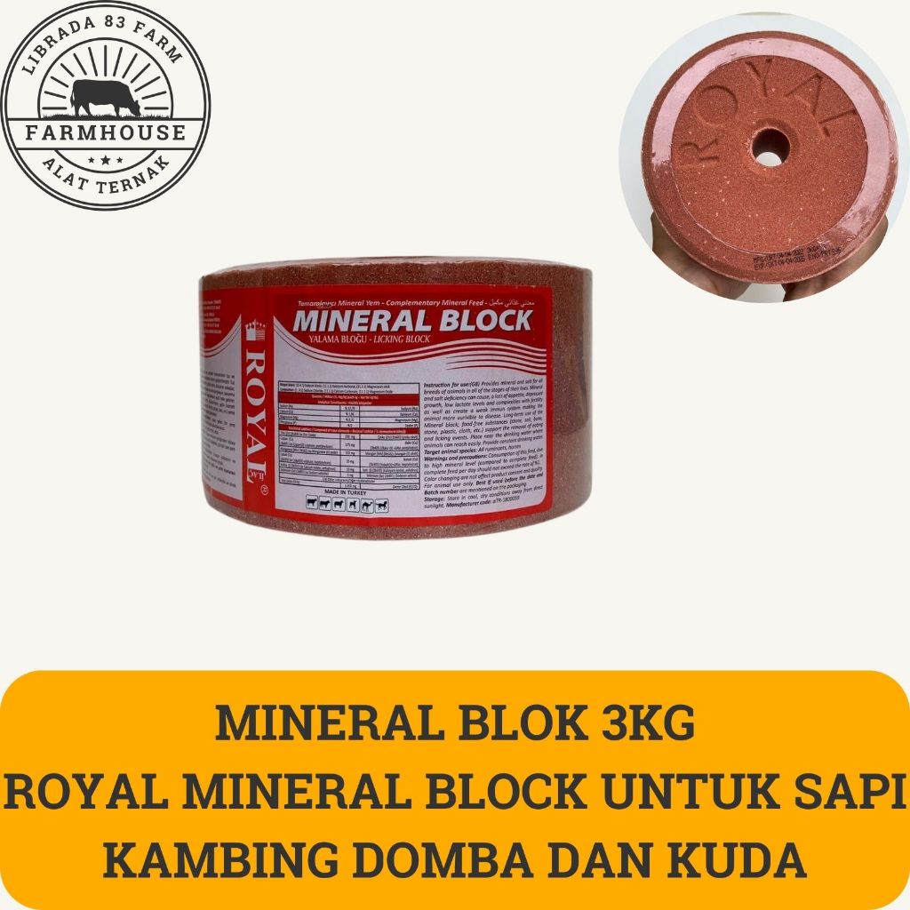 Jual ROYAL MINERAL BLOCK 3Kg IMPORT TURKI | MINERAL BLOK 3 KG - MINERAL ...