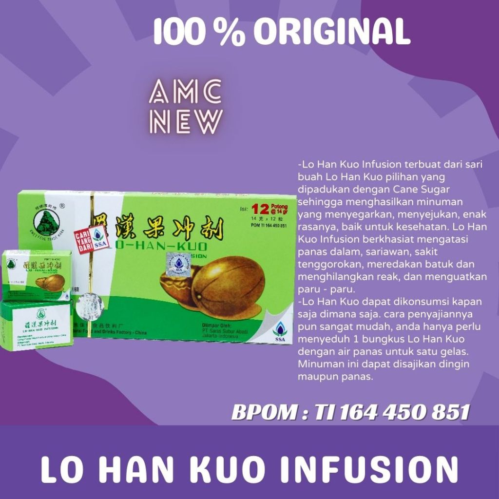 Jual LO HAN KUO LOHANKUO LOHAN KUO INFUSION SSA | Shopee Indonesia