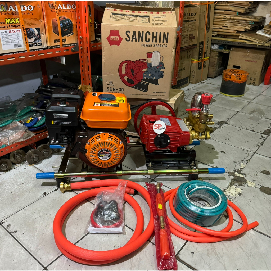 Jual MESIN POMPA POWER SPRAYER / JET CLANER BENSIN SANCHIN SCN20 ...