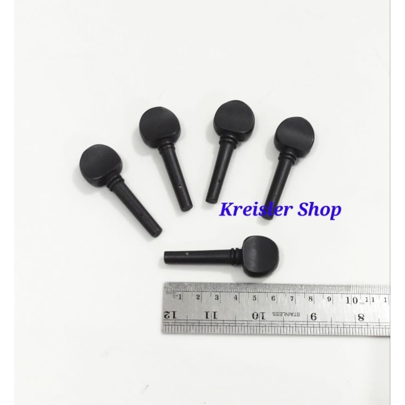 Jual Peg biola hitam polos ECER Violin tuning peg polos harga per biji ...
